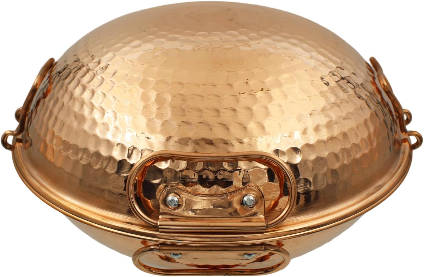 Amazon.com: Traditional Made in Portugal Hammered Copper Cataplana Food ...