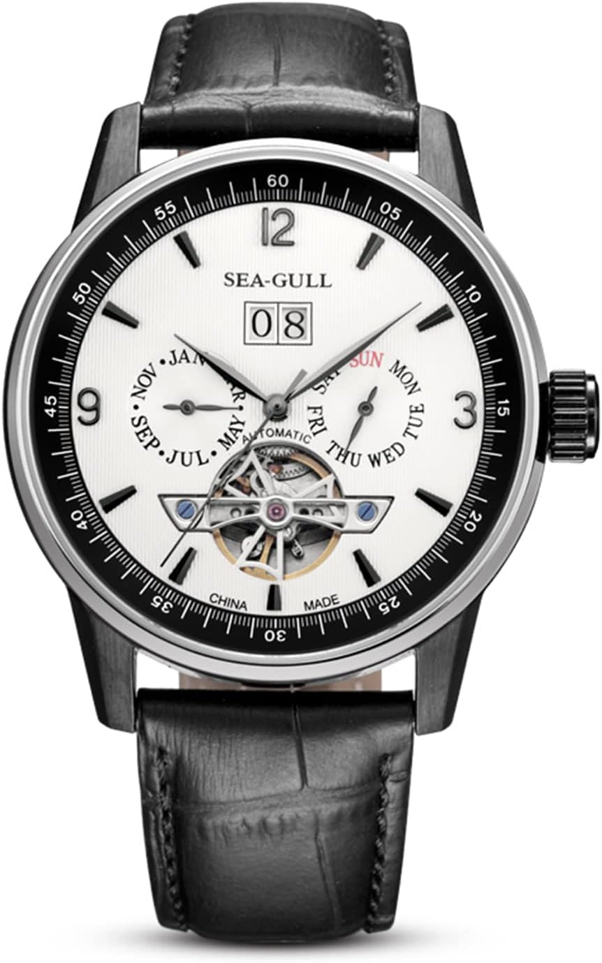 SEA-GULL Seagull Automatic Watch Skeleton Watches with Monthly Weekly ...