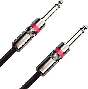 Amazon.co.jp: Professional Audio Cable 1.8m 6.35mm Straight to Straight ...