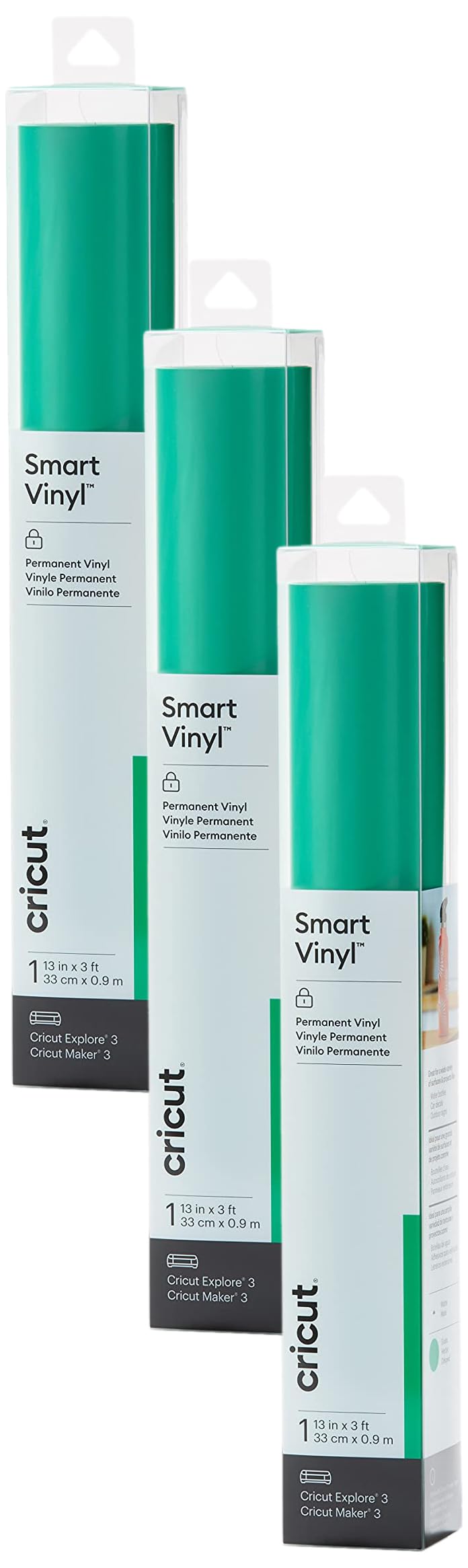 Snapklik.com : Cricut Smart Permanent Vinyl, Grass - 3-Pack Of 3ft ...