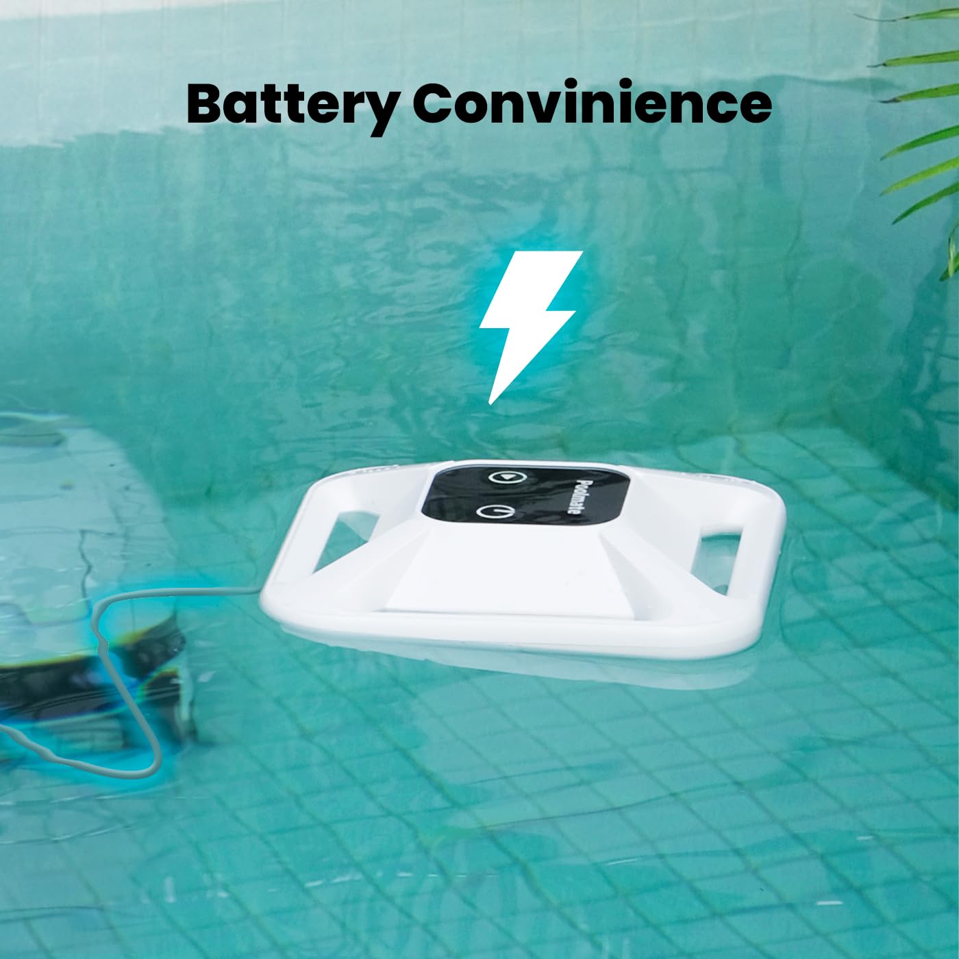 Snapklik.com : Poolmate Hydro 4 Cordless Robotic Pool Cleaner For All Pool Types, Battery ...
