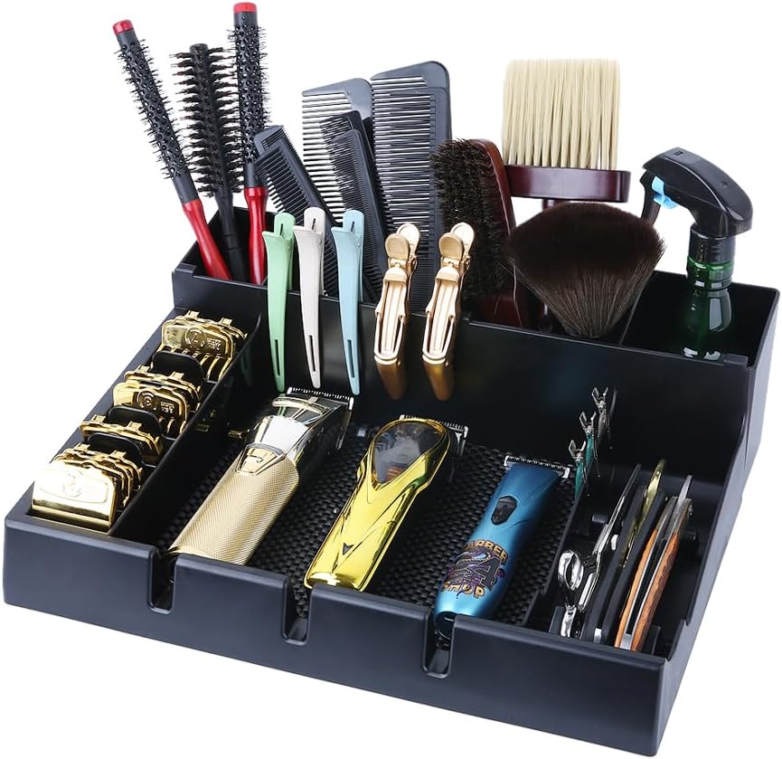 Amazon.com: BIUDECO Freestanding for Haircut Hair Tray Razor Salon Shop ...