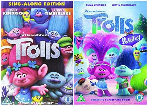 Complete Trolls DVD Collection - Trolls (Sing-along edition) / Trolls ...