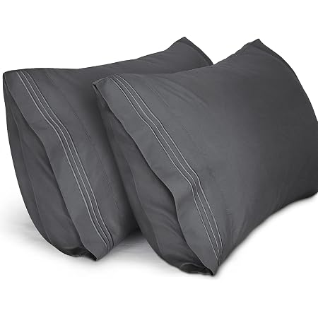 Extra Large Luxury White Pair Pillowcase, 22 inch x 31 inch, To Fit ...