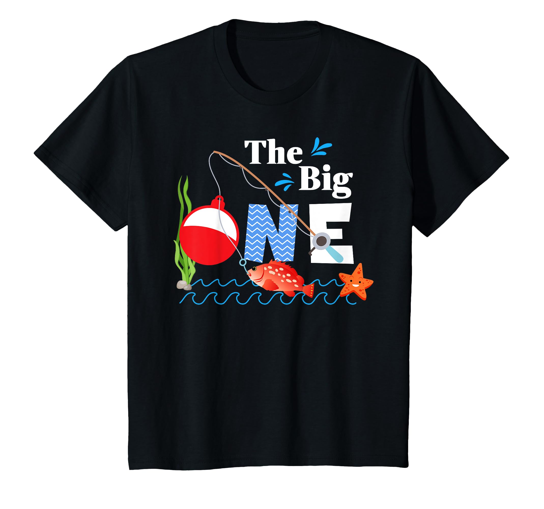 Amazon.com: Kids Fishing The Big One Year 1st First Birthday Little ...
