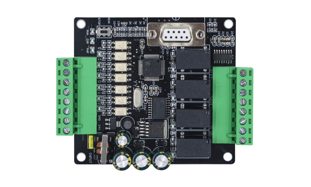 Seeku Diy Plc Industrial Control Panel Fx1n 10mr Pluggable Terminals Single Board Demo Board