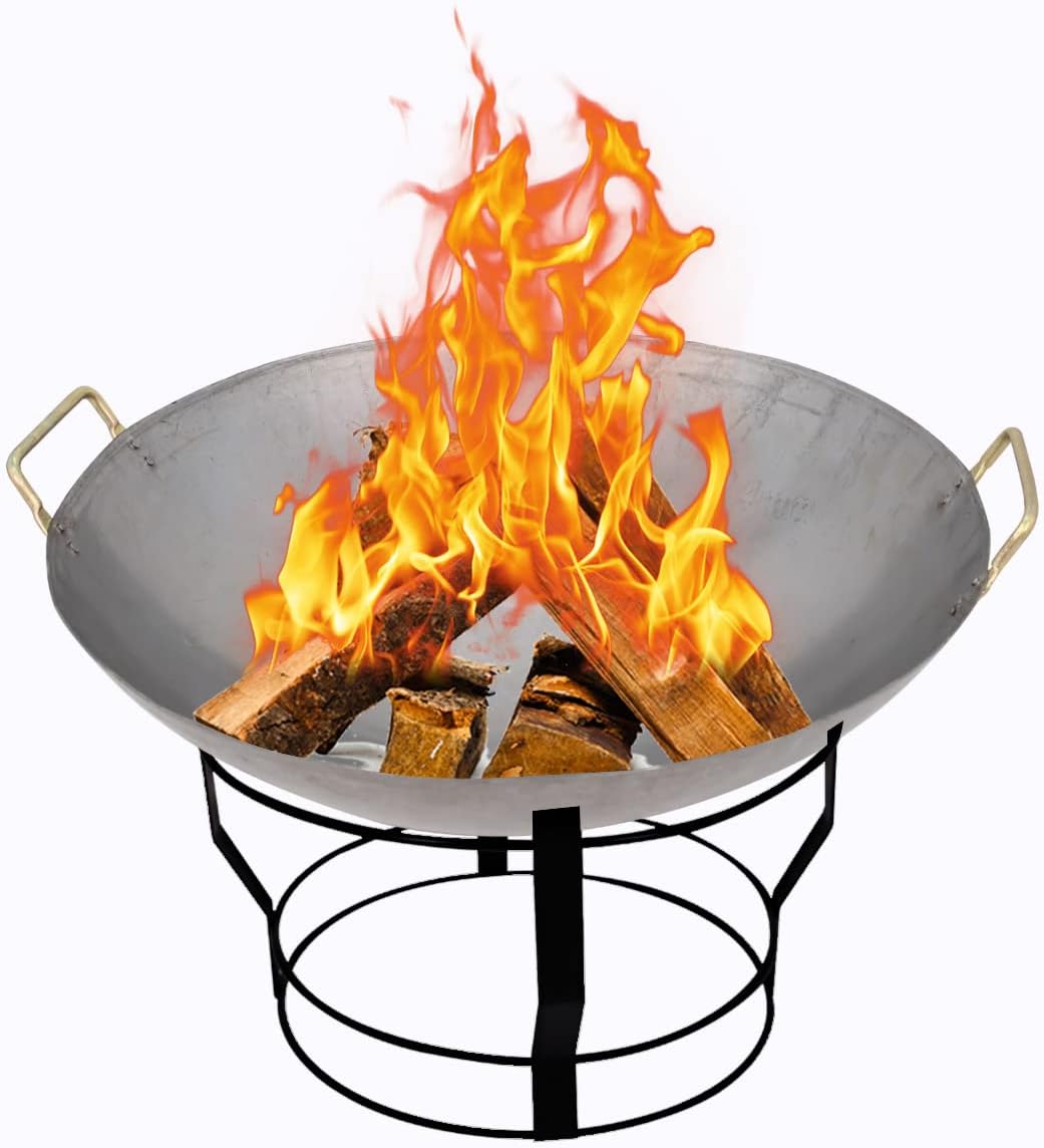 Kaniry Firepit | Bonfire Pit for Outdoor with Stand | Campfire Bowl ...