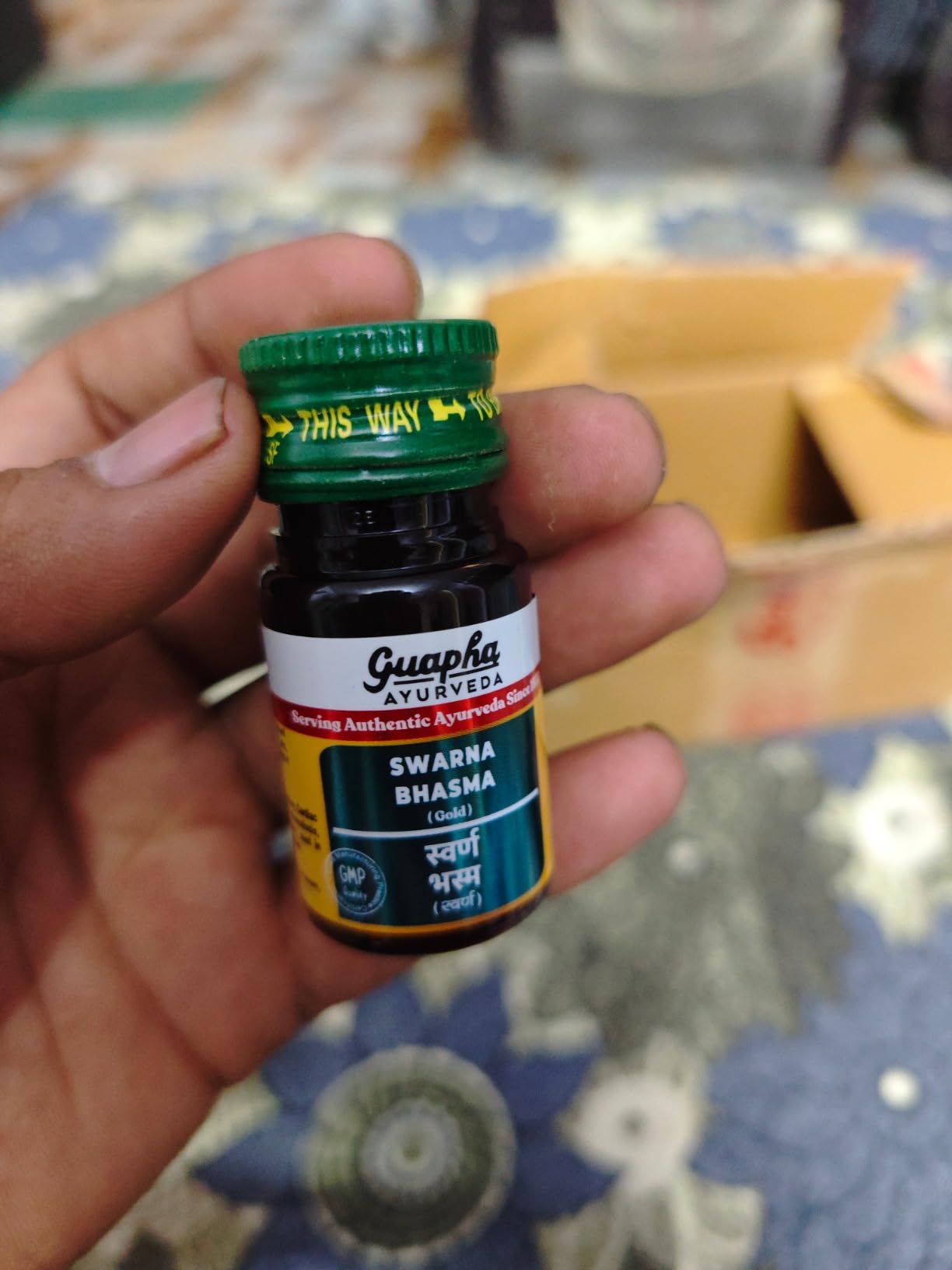 Buy GUAPHA AYURVEDA Swarna Bhasma | Gold Bhasma (500 mg)… Online at Low ...