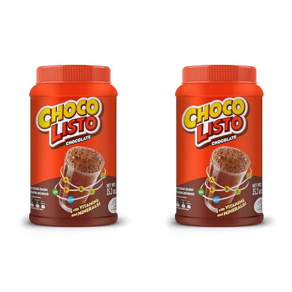 Amazon.com : Chocolisto Instant Chocolate Powder Drink Mix | Delicious ...