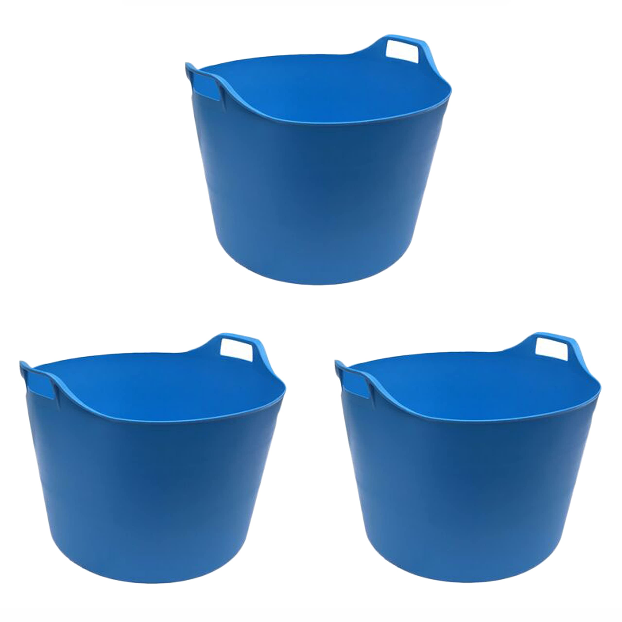 Buy Set of 3-26L/40L/75L Litre Sky Blue Robust Versatile Multipurpose ...