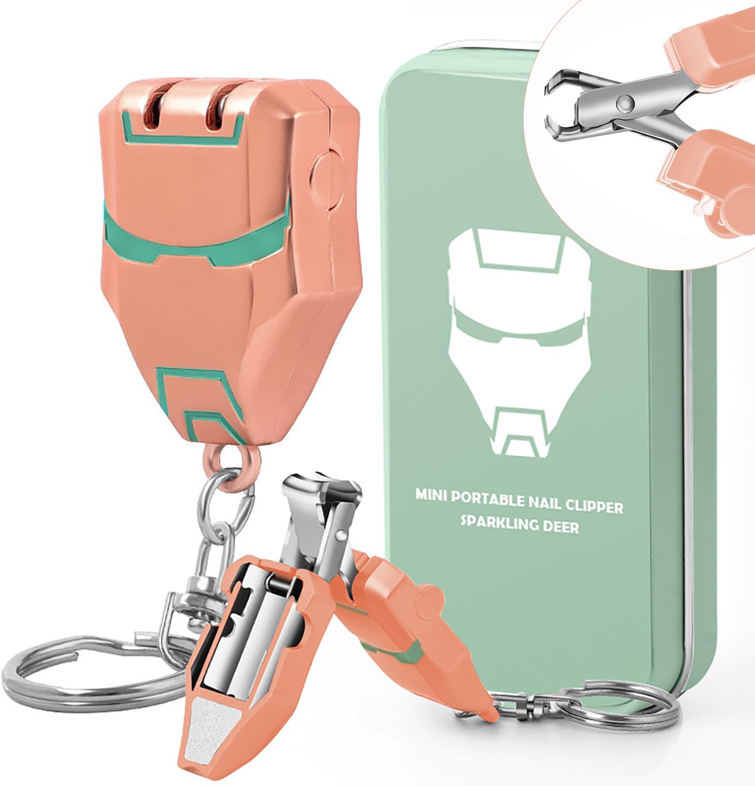 Amazon.com : XIORRY Foldable Transformers Nail Clippers with Keyring ...