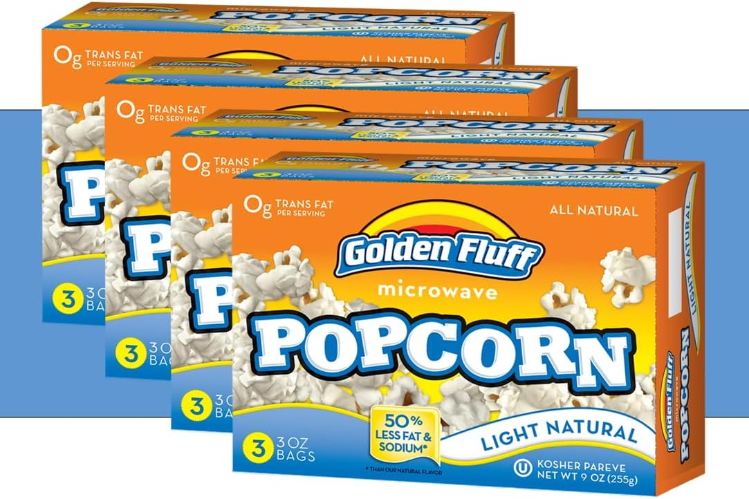 Amazon.com: Low Sodium - Vegan Healthy Microwave Popcorn | Light Natural Microwave Popcorn ...