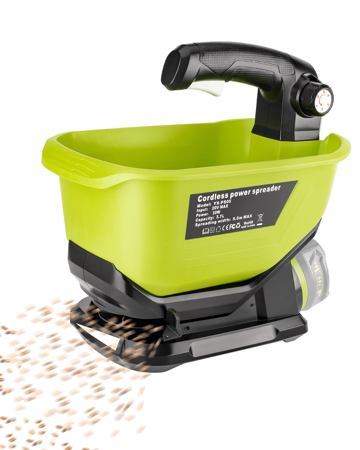 Amazon.com : Adisipsoarin Salt Spreader for Ryobi 18v Battery,Handheld ...