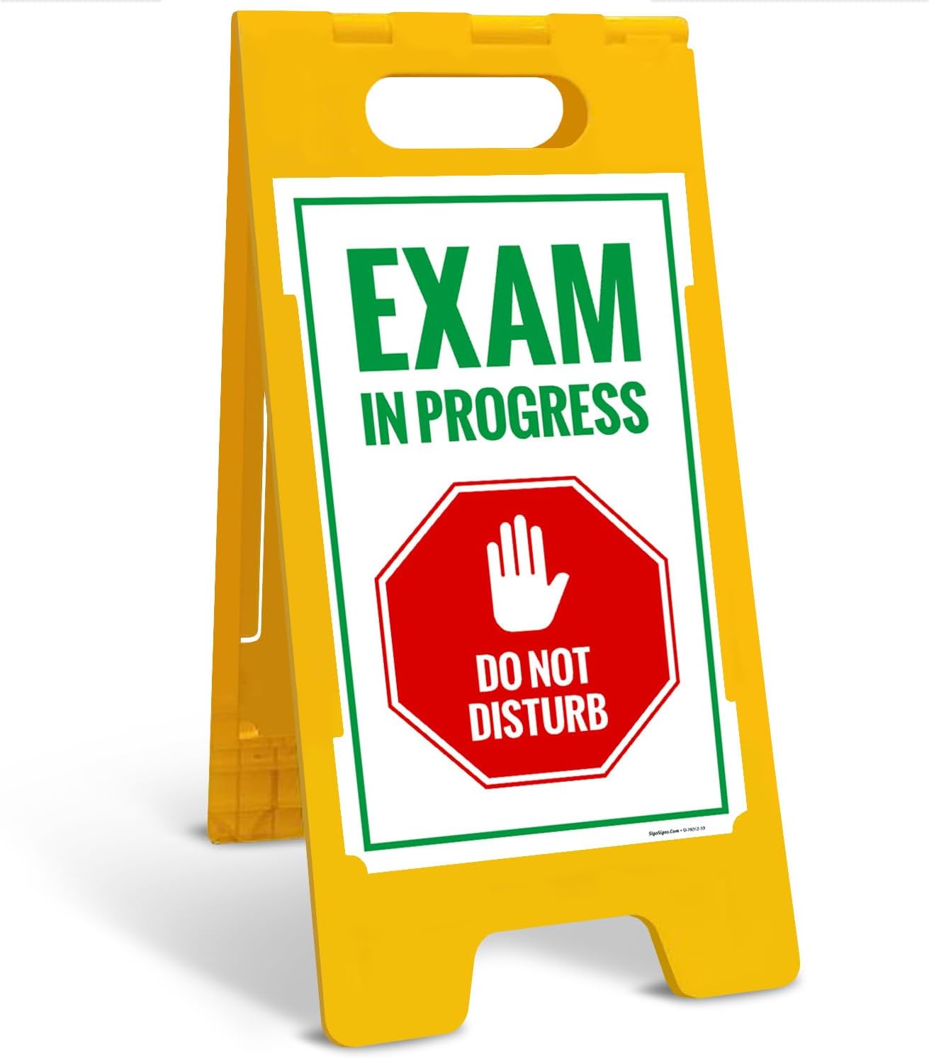 Amazon.com: Sigo Signs Exam In Progress Do Not Disturb Sidewalk Sign ...