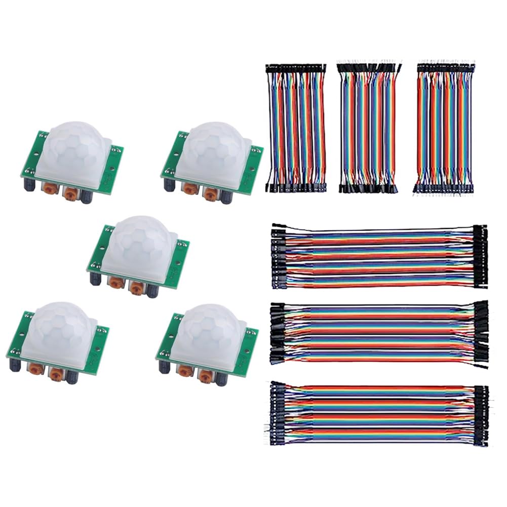 Amazon.com: Bundle of 5PCS HC-SR501 PIR Motion Detector + 240PCS Jumper ...