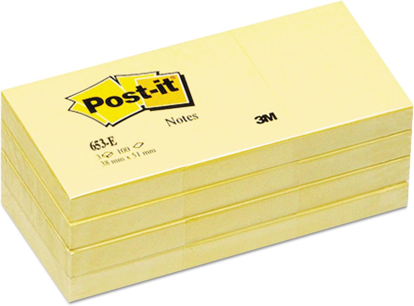 Amazon.com : Post-it Notes, 1/3/8 x 1 7/8 in, 24 Sticky Notes Pads, 100 ...