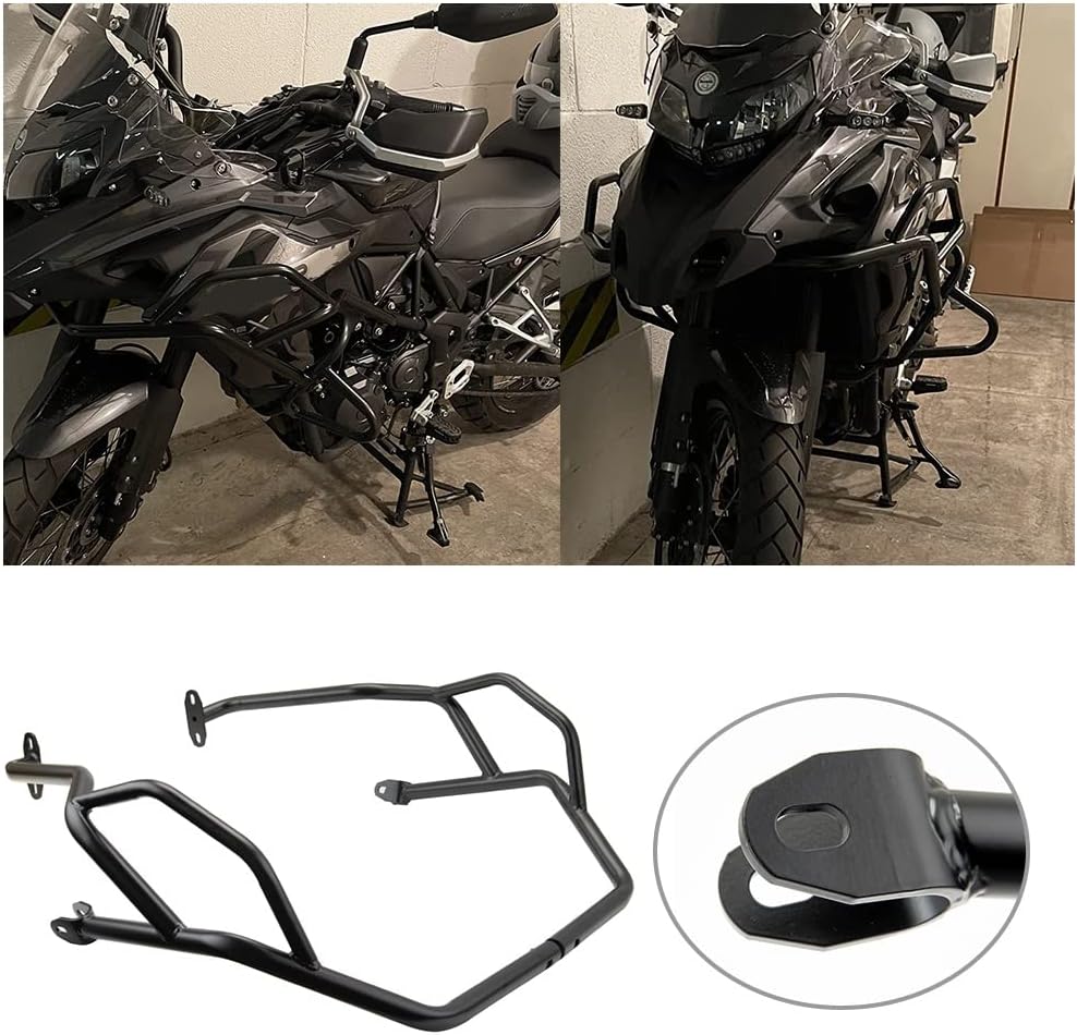 US Motorcycle Highway Crash Bar Engine Guard Bumper Side Frame Slider ...