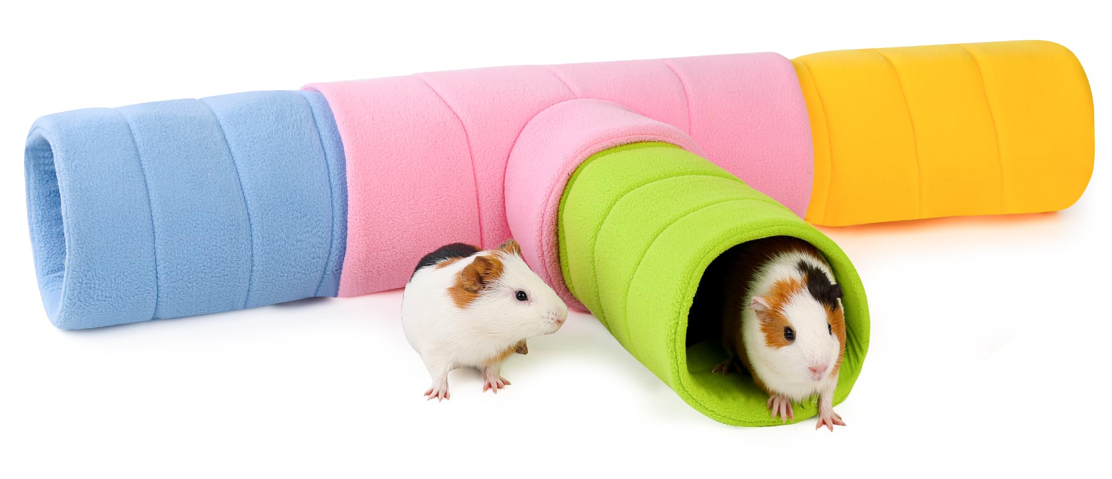 Amazon.com: ONEJU Guinea Pig Tunnel, Four Stackable Tunnel for Guinea ...