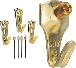 OOK 50615 Professional Picture Hangers, Art Hangers, Padded, Brass ...