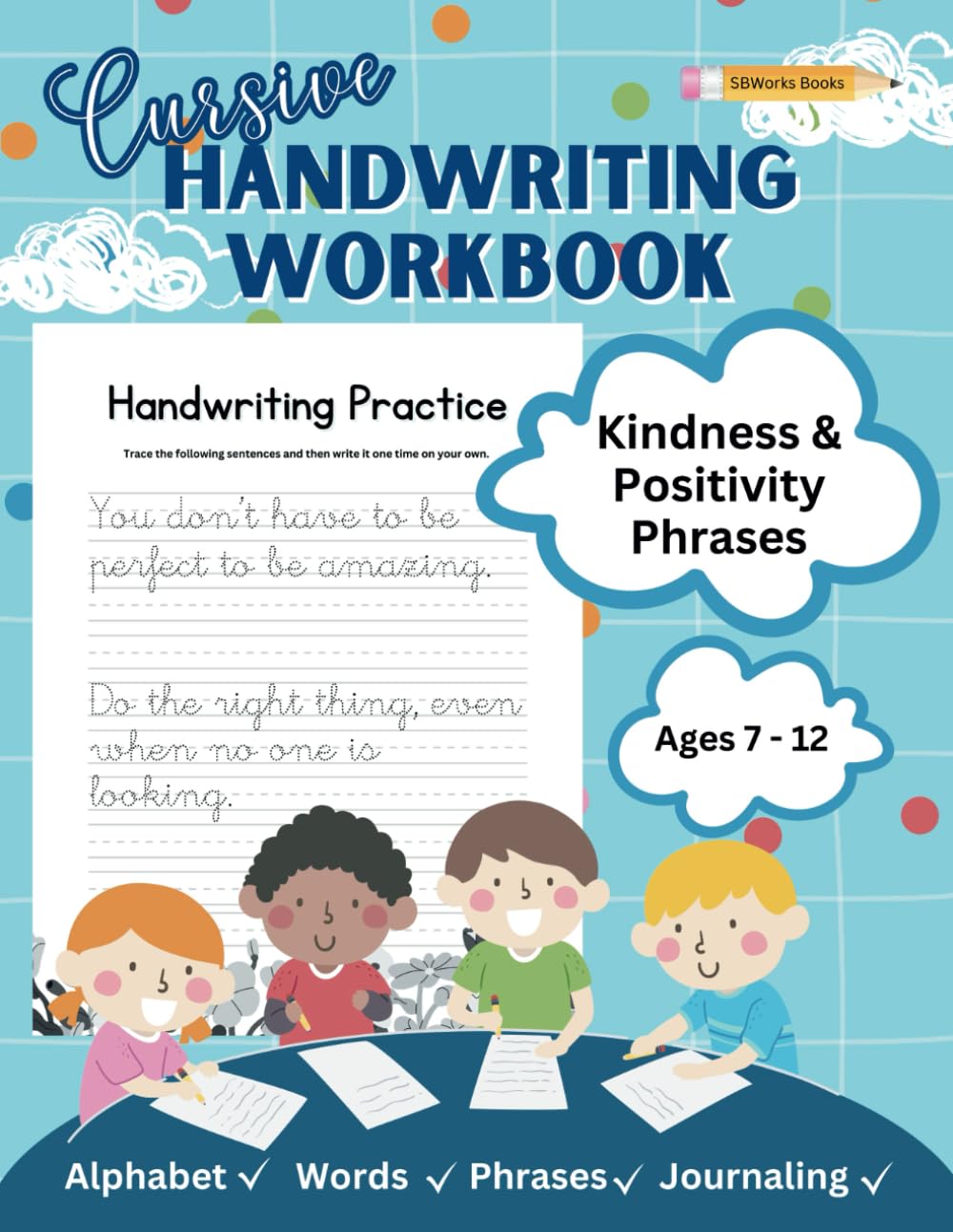 Amazon.com: Cursive Handwriting Workbook: Ages 7-12, Cursive Workbook ...