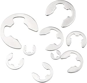 Amazon.com: EVALYX Xuhuhu-Flat Washers 20PCS Steel Stainless Steel E Clip Washer Assortment Kit ...