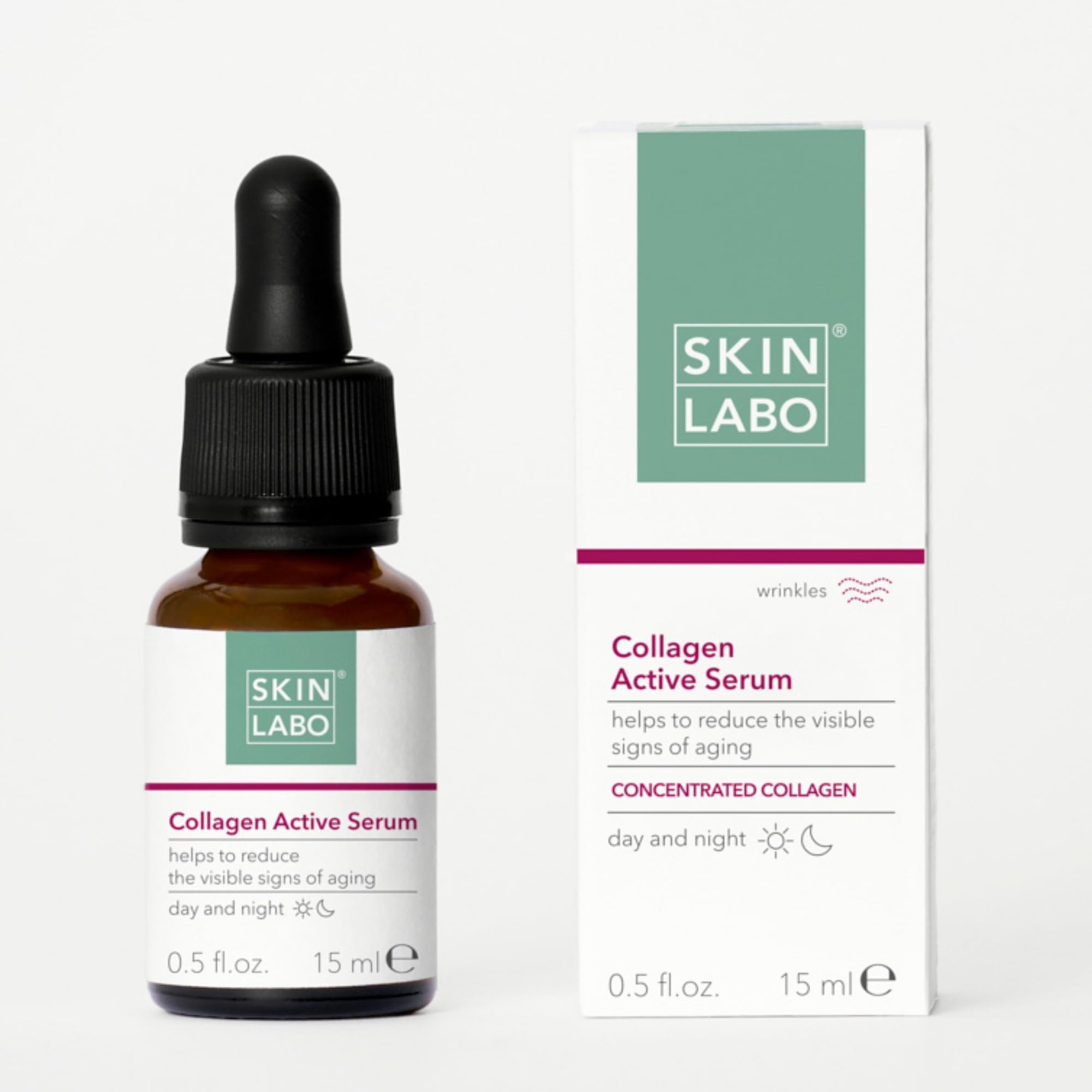 SkinLabo Collagen Active Serum, Prevents Wrinkles, Reduces and Smoothes ...