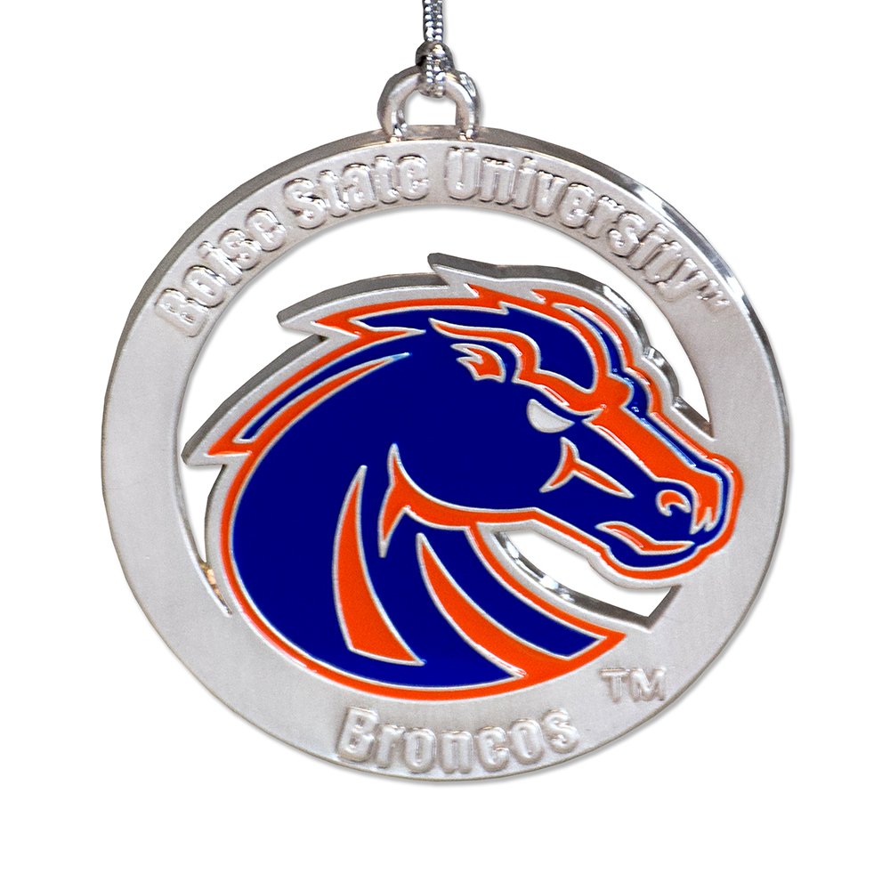 Amazon.com: Fan Frenzy Gifts NCAA Boise State Broncos 2" Silver ...