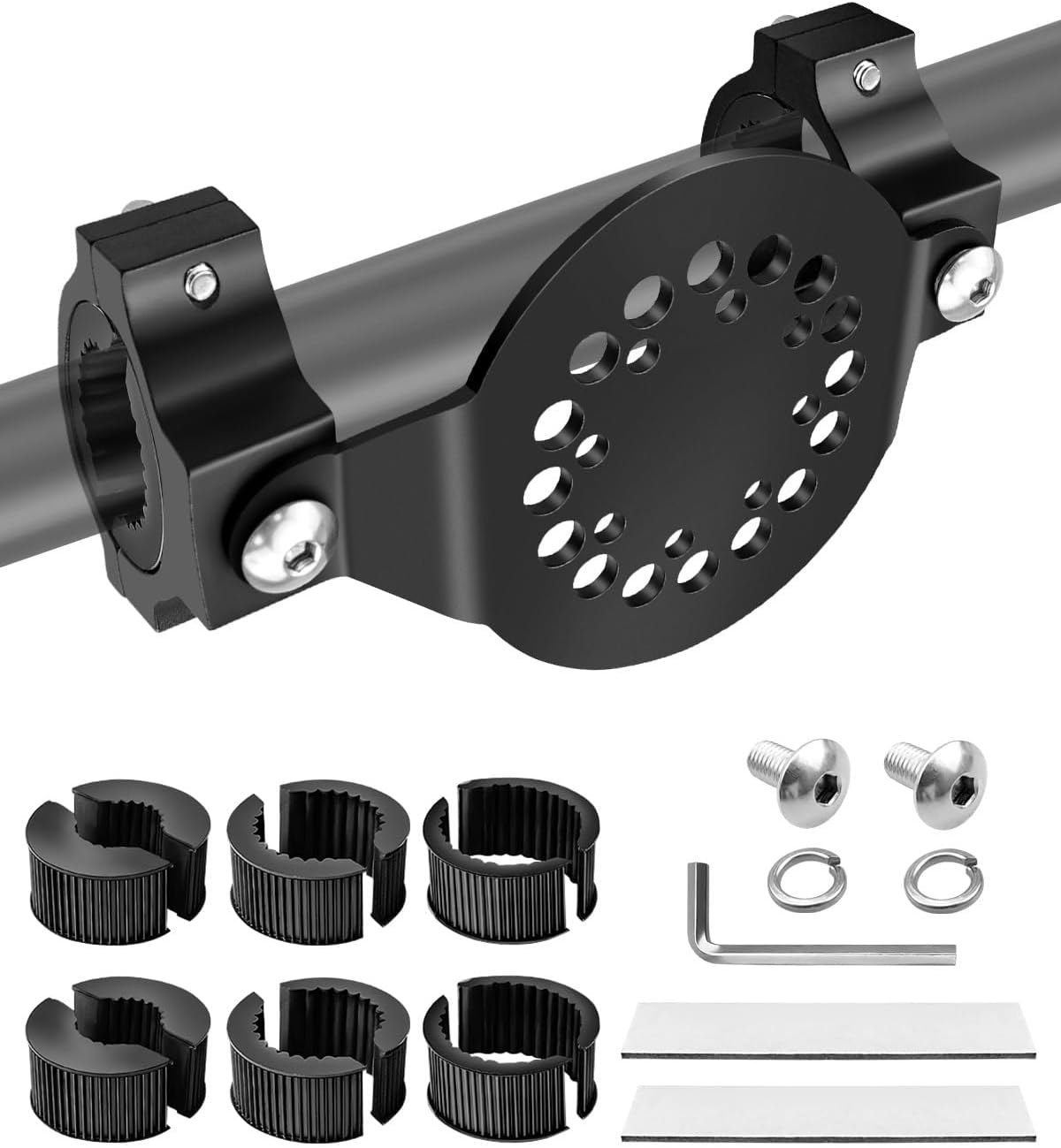 Amazon.com: UTV Fuel Tank Mount for 1-2" Round Tube, Water Tank Holder ...