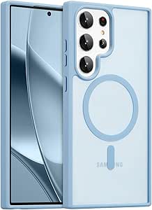 Amazon.com: RALEAVO for Samsung Galaxy S23 Ultra Case Strong Magnetic Case [Compatible with ...