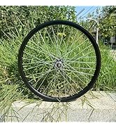 Amazon.com : AUTES 20 inch Front Bicycle Wheel Double Wall Aluminum 20 ...