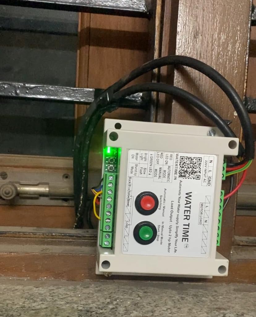 WATER TIME Automatic Water Pump Controller, 220VAC Upto 2hp Capacity ...