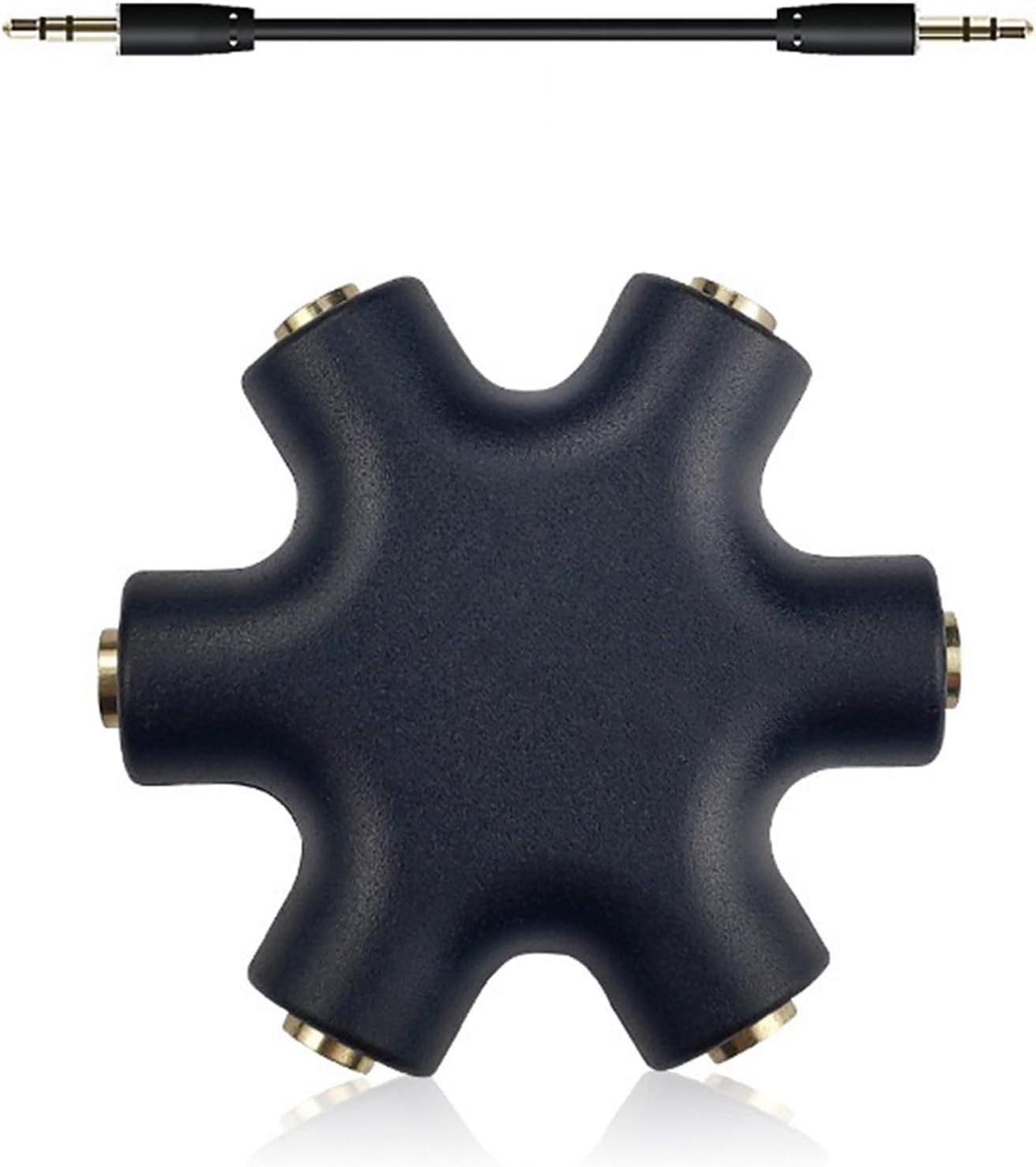 Amazon.com: DCNETWORK Headphone Splitter, 5-Jack 3.5 mm Audio Headphone ...