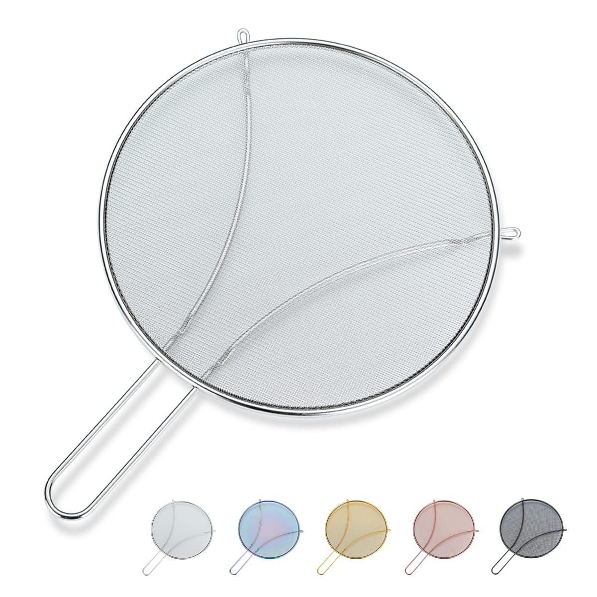 Buy Evanda 12" Splatter Screen for Cooking, Stainless Steel Fine Mesh ...