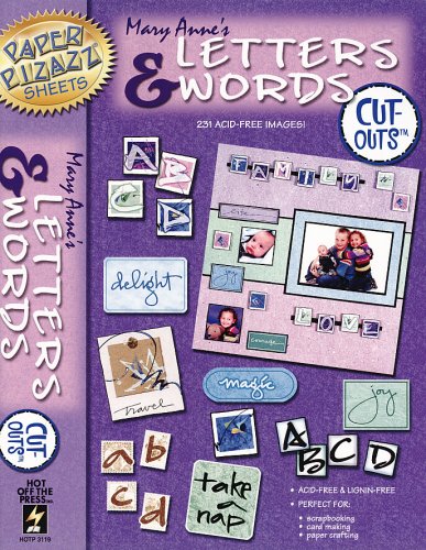 Mary Anne’s Letters & Words Cut-Outs (Paper Pizazz Sheets): Mary Anne ...