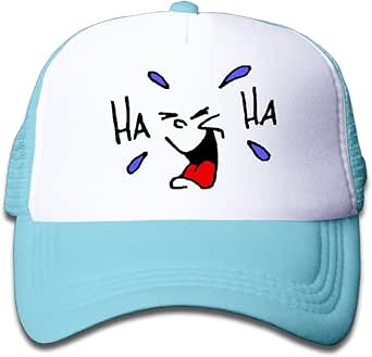 Amazon.com: JSWALA Laugh Face Mesh Caps Snapback Hats for Kids Child ...