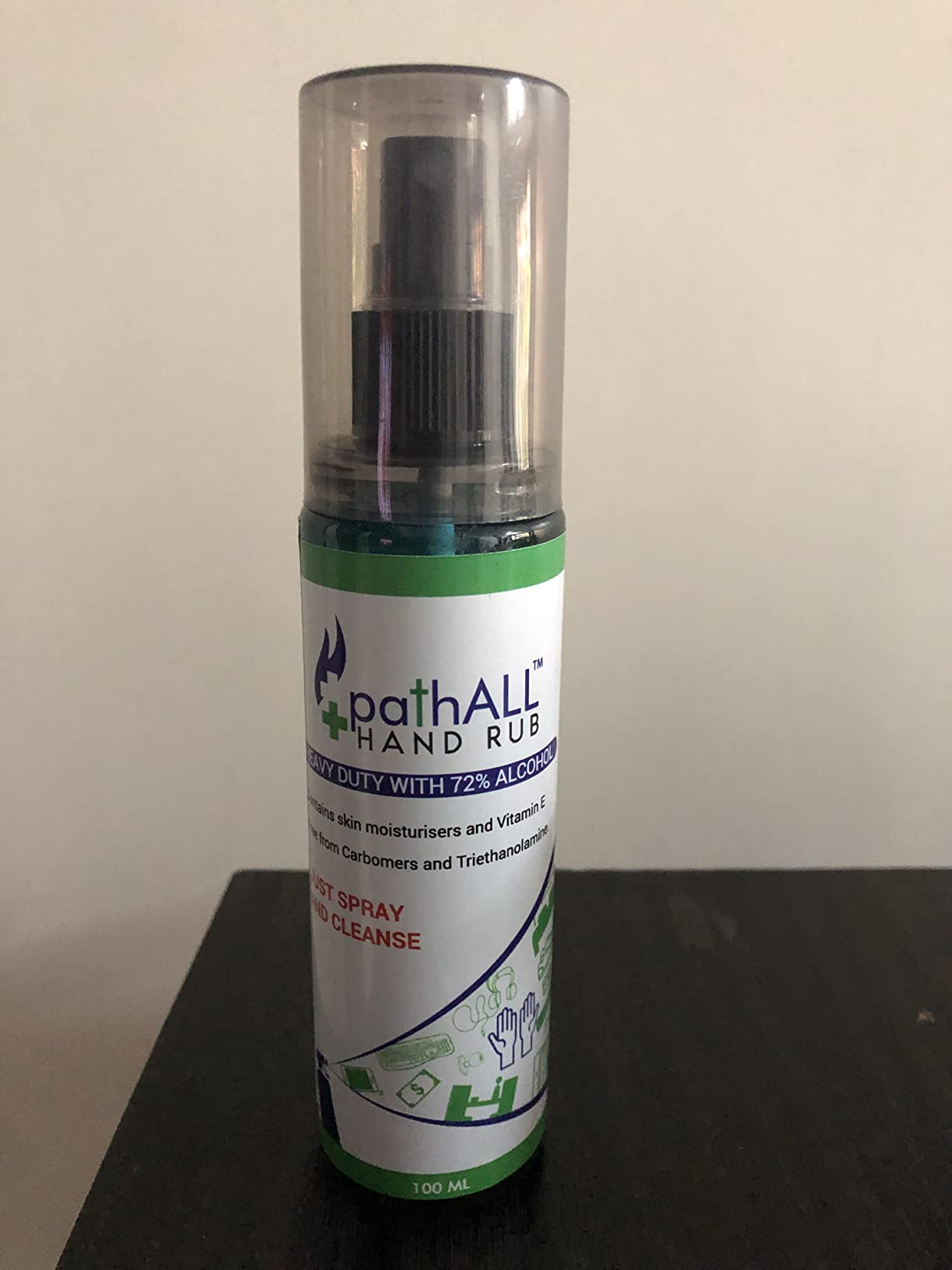 PathAll Antibacterial Germ Kill Spray, No Gas Sanitizer Spray With ...
