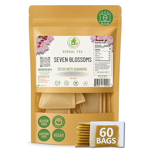 Amazon.com : 7 Siete Azahares Té (Seven Blossoms Tea) – 60 Tea Bags ...