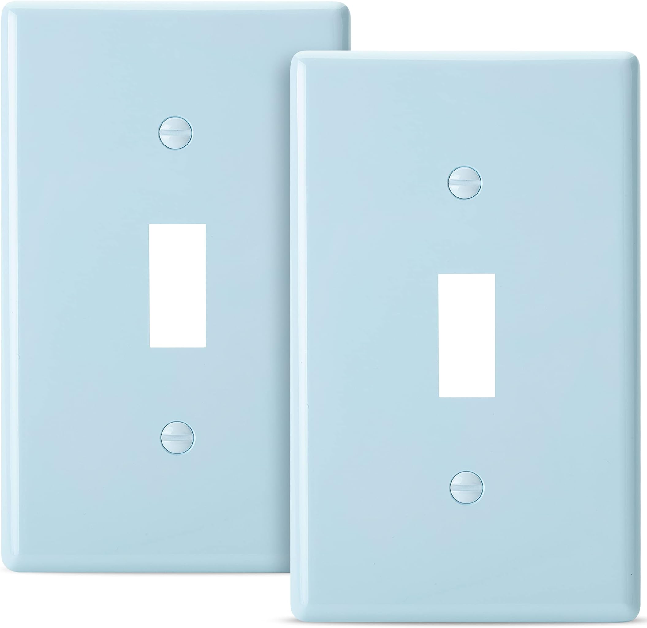 WIRESTER Duplex Outlet Cover Switch Plate/Wall Plate - Solid Baby Blue ...