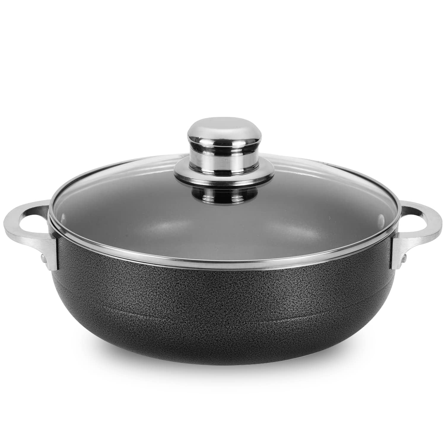 Snapklik.com : Alpine Cuisine 3.5-Quart Nonstick Aluminum Caldero Pot