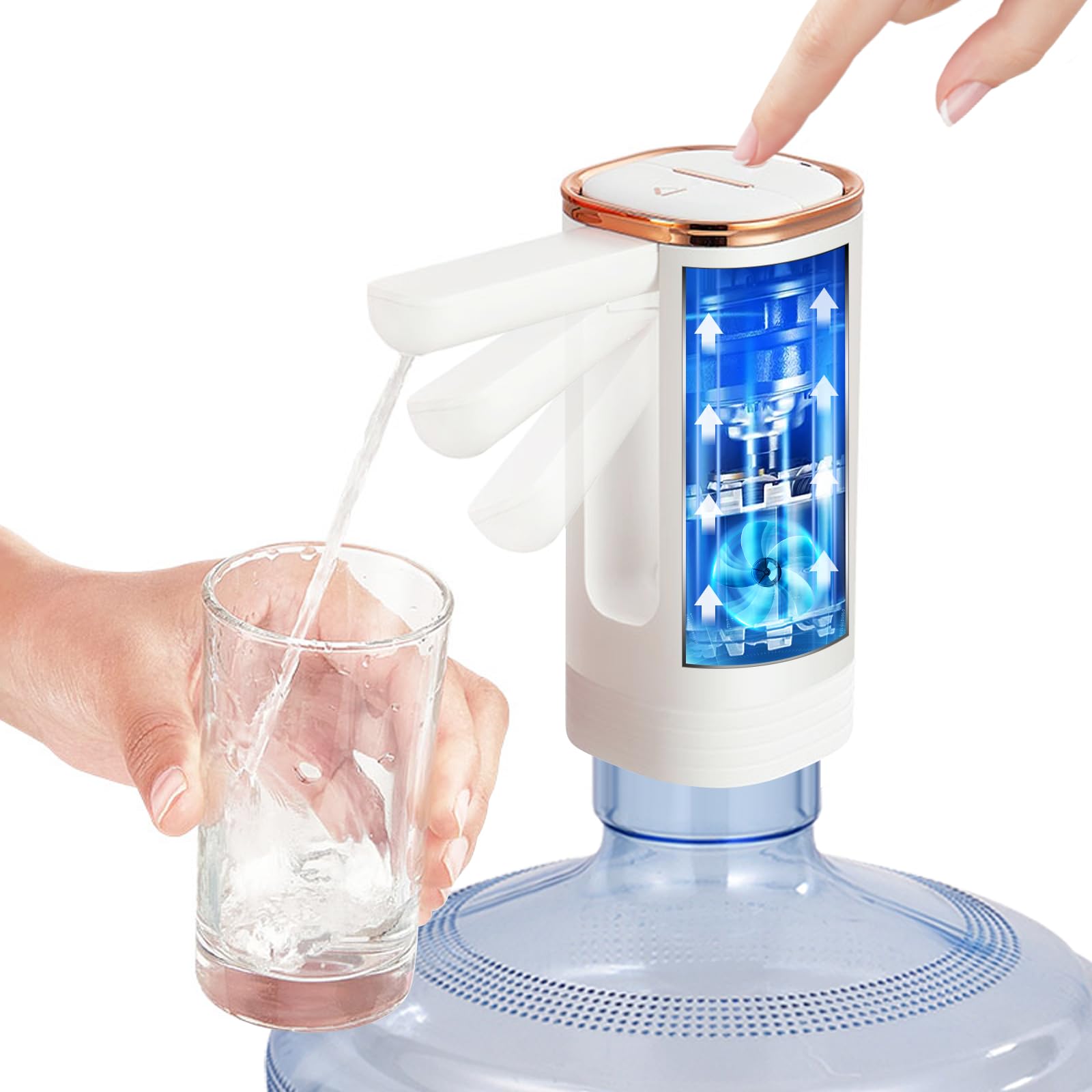 Amazon.com: ELOTAME Electric Water Dispenser for 5 Gallon - Foldable ...