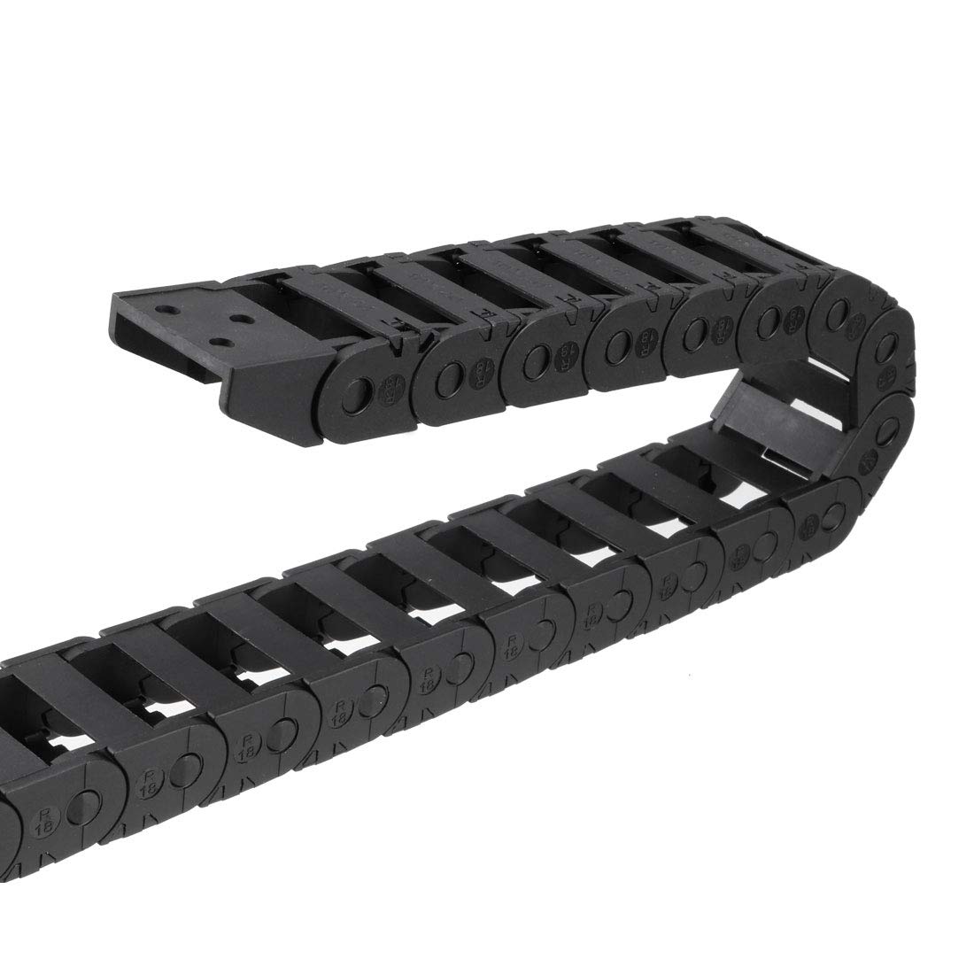 CNC Machine Cable Carrier Uxcell 10x20mm Drag Chain Cable Carrier - 1 ...