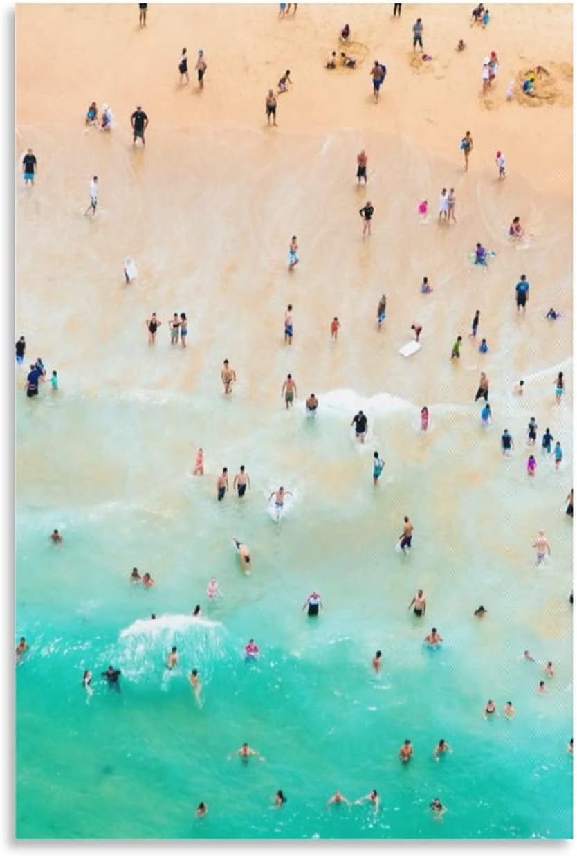 Amazon.com: Gray Malin Coogee Beach Posters Gifts Canvas Painting ...