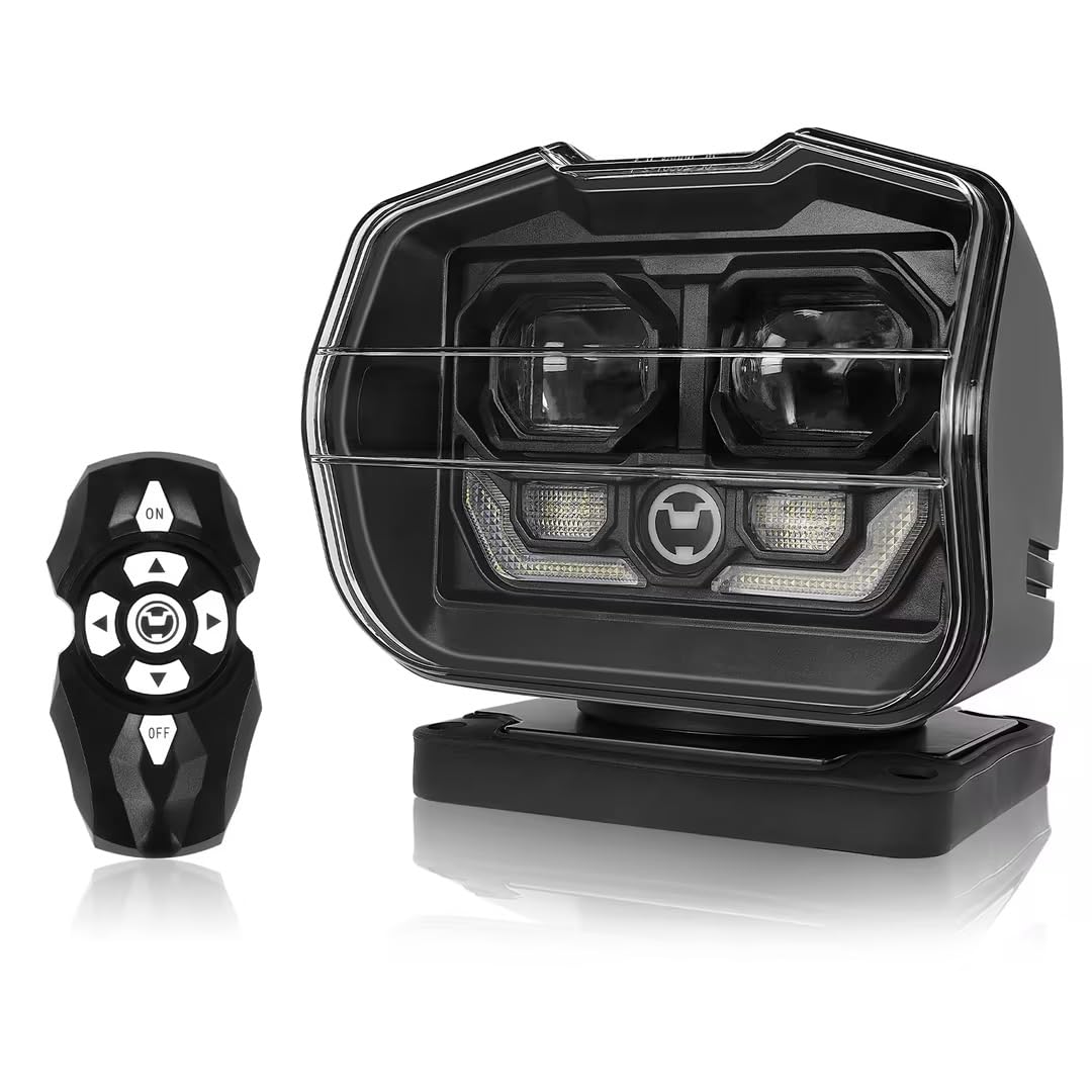 Amazon.com: SUPAREE Remote Control LED Spotlight, 60w 5000lm Outdoor ...