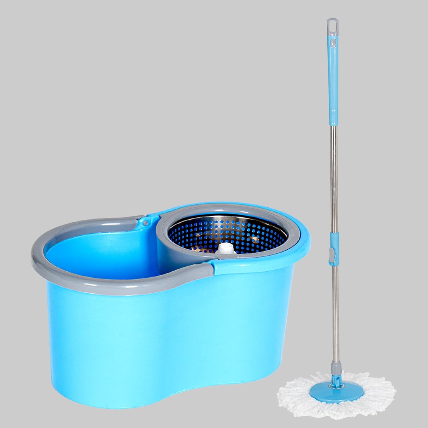 Sumoware Industries Spin Mop & Stainless Steel Wringer, Big Bucket with ...