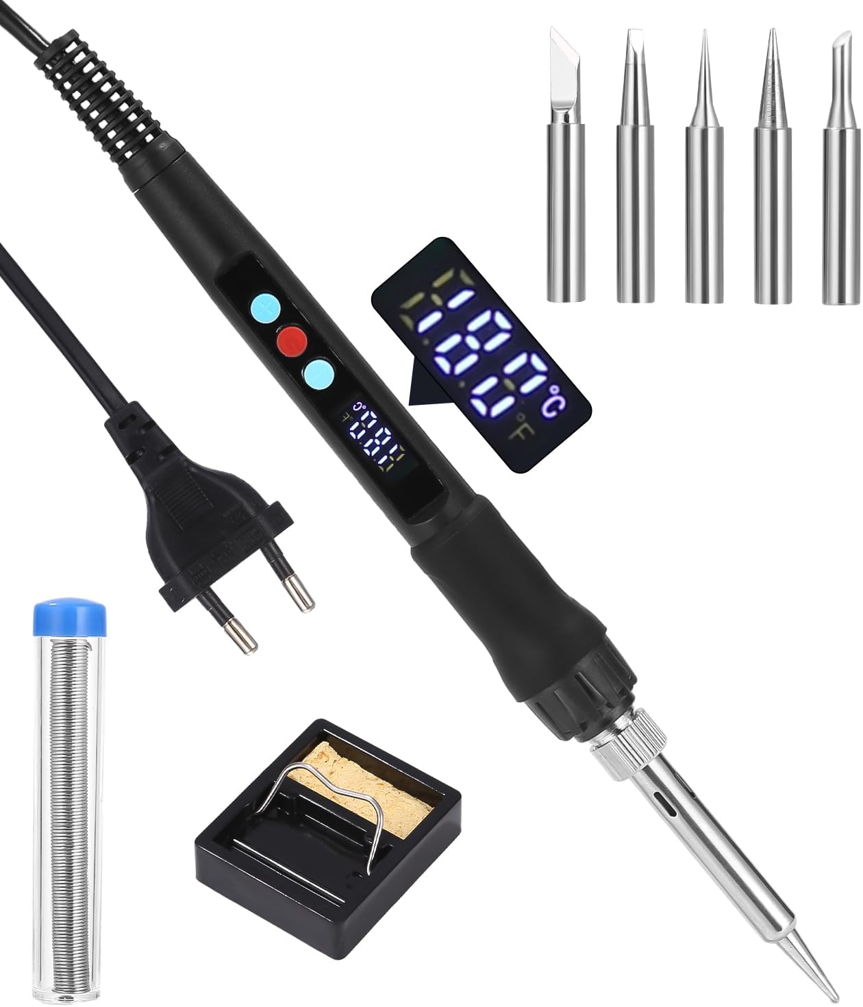 WinGluge Fer à Souder Etain de Précision, Kit de Soudure 80W ...