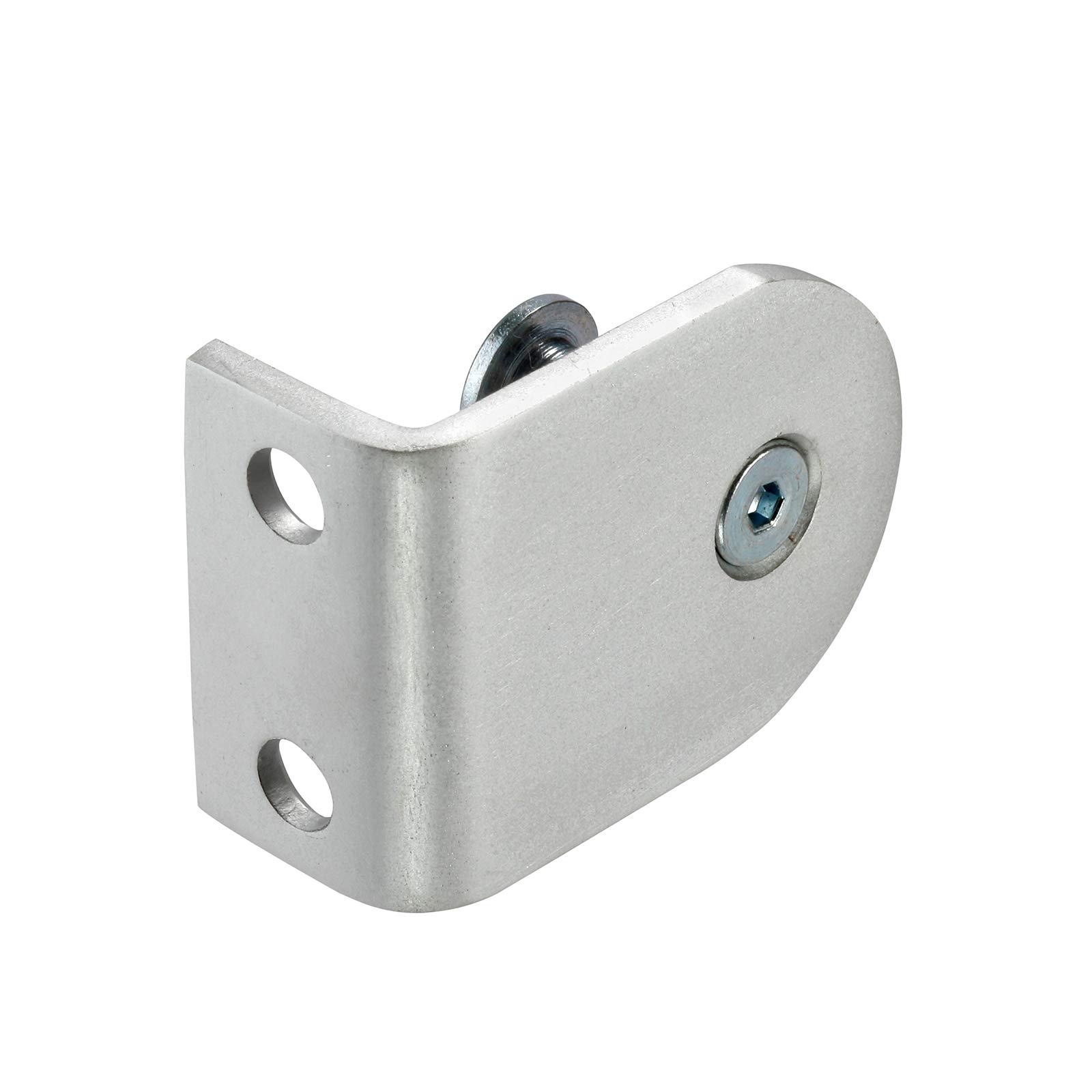 Cubicle L Bracket for 20mm Cubicle Partition in a Satin Anodised ...