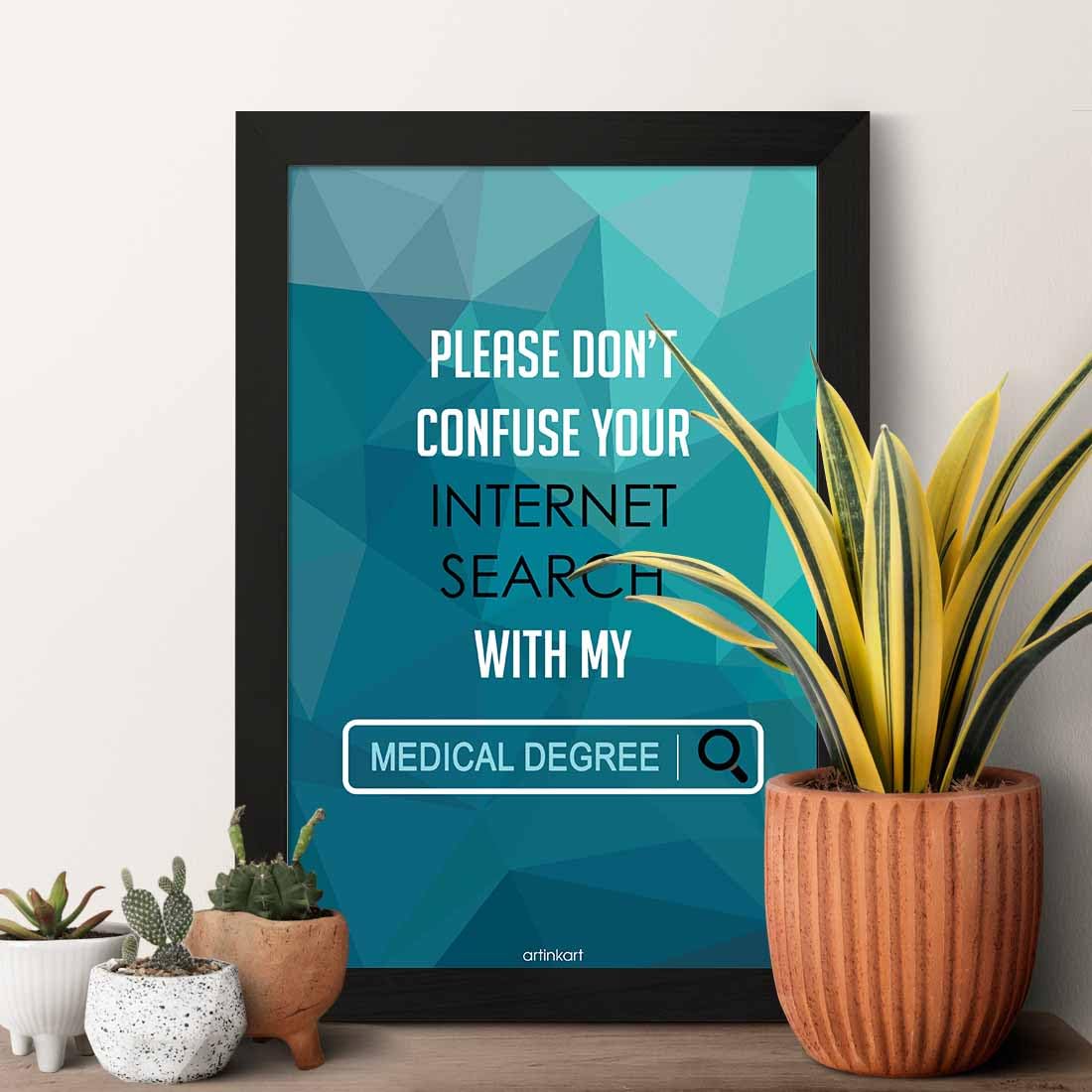 ArtinKart- Doctor Degree Motivational Quote for Clinic Hospital ...