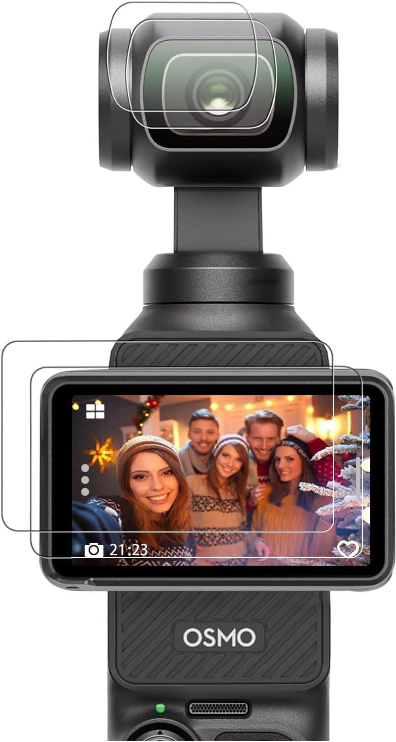 Amazon.com: CYNOVA DJI Osmo Pocket 3 Screen Protector, Osmo Pocket 3 ...