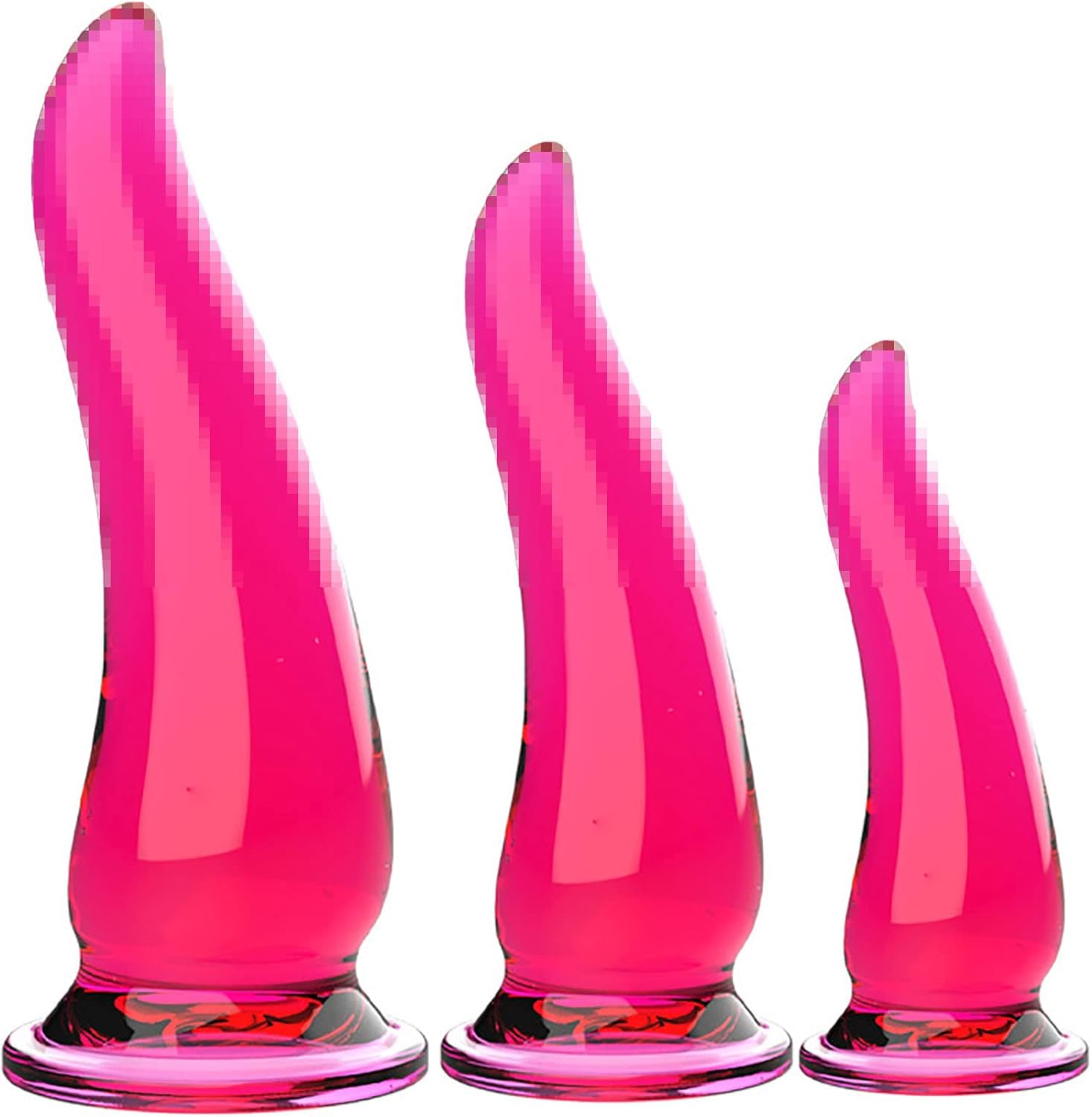 Amazon | Orirya アナルプラグ ディルド 吸盤付 透明 ソフトな手触り 初心者 TPE製 防水 女性 アダルトグッズ 男性 あなるぷらぐ 段階進み可 smプレイ 初心者 上級者 ...