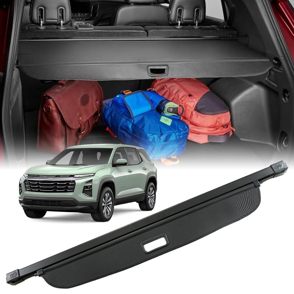 Cargo Cover Volcaner For 2024-2025 Chevy Equinox EV ONLY - Carbon Fiber ...